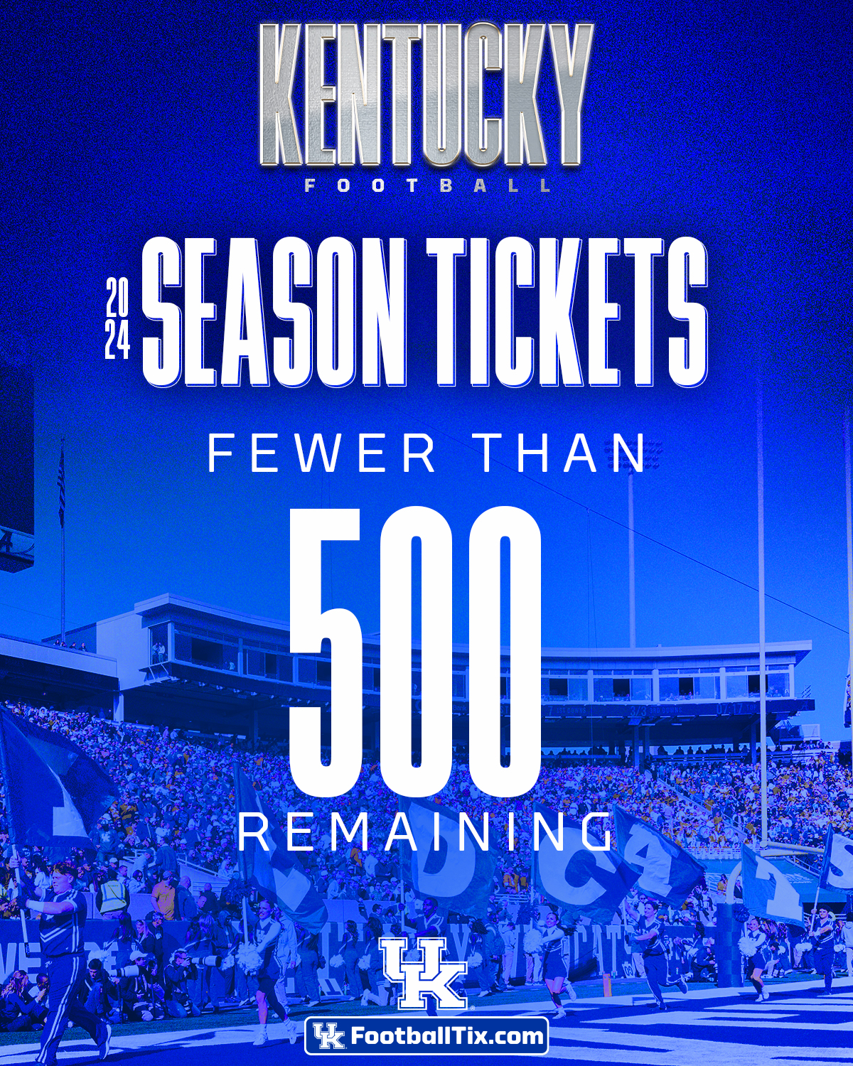 Limited 2024 Kentucky Football Season Tickets Remaining – UK Athletics