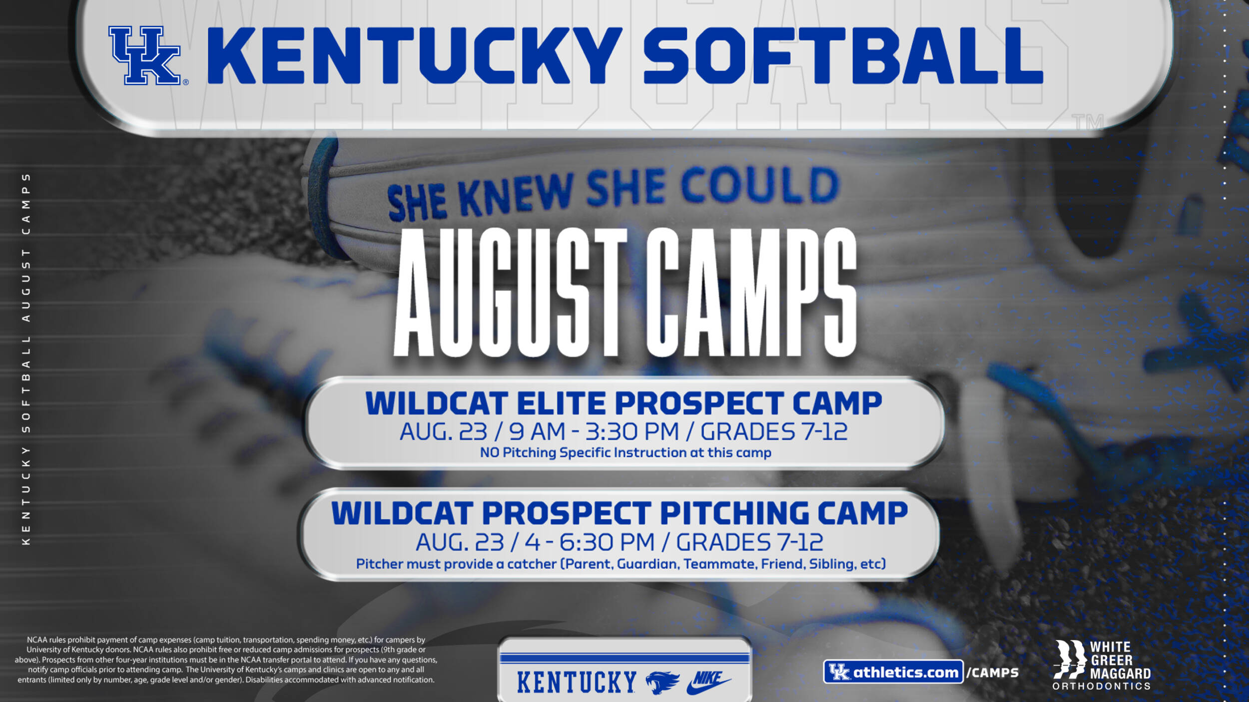 Kentucky Softball August Camps – UK Athletics