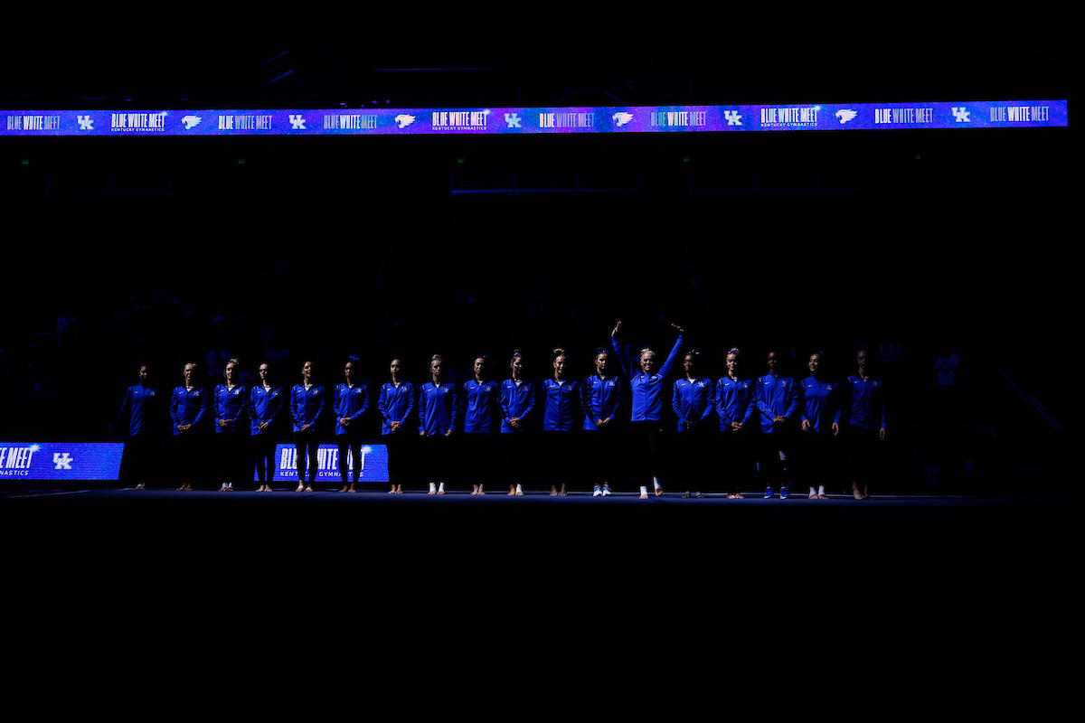Gymnastics Blue-White Meet Photo Gallery – UK Athletics