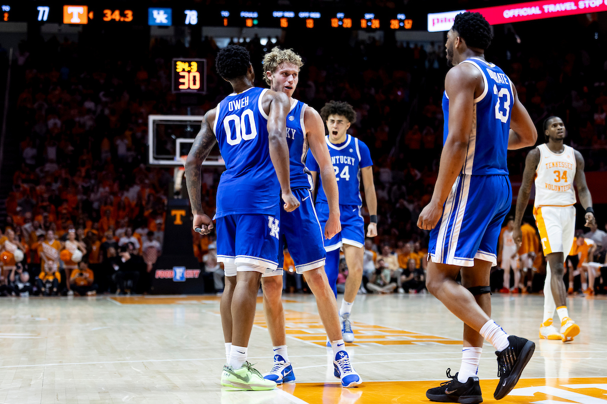 Kentucky-Tennessee Men’s Basketball Photo Gallery – UK Athletics