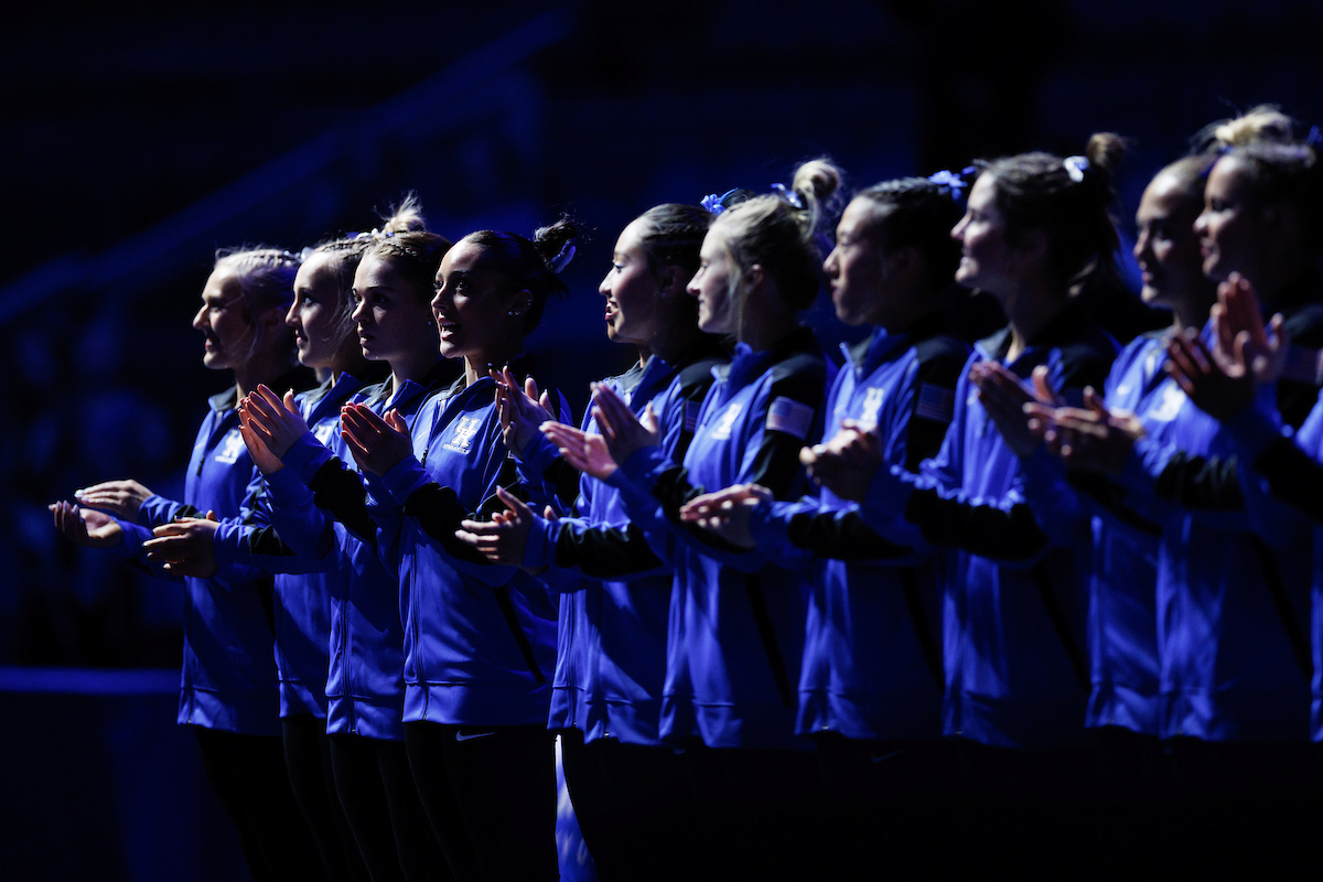 Gymnastics Blue-White Meet Photo Gallery – UK Athletics