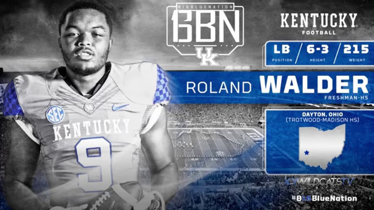 Signing Day 2016 – Roland Walder – UK Athletics