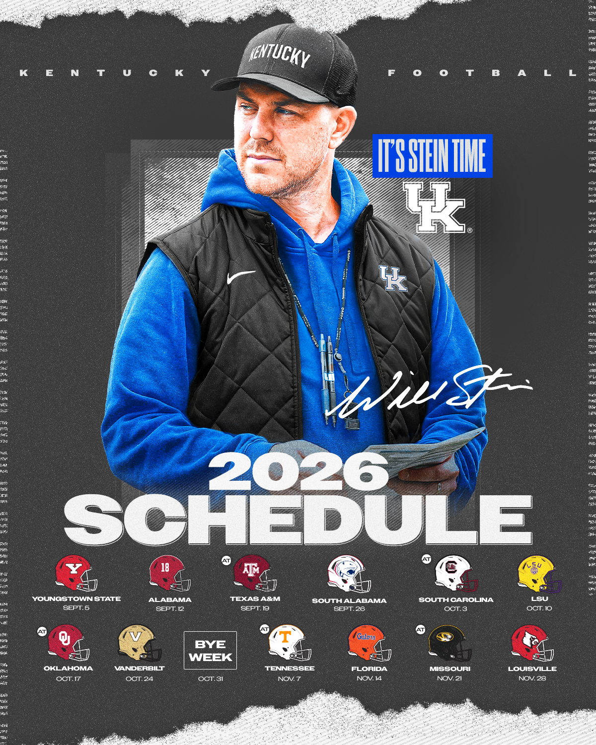Kentucky Football’s 2026 Schedule Revealed – UK Athletics