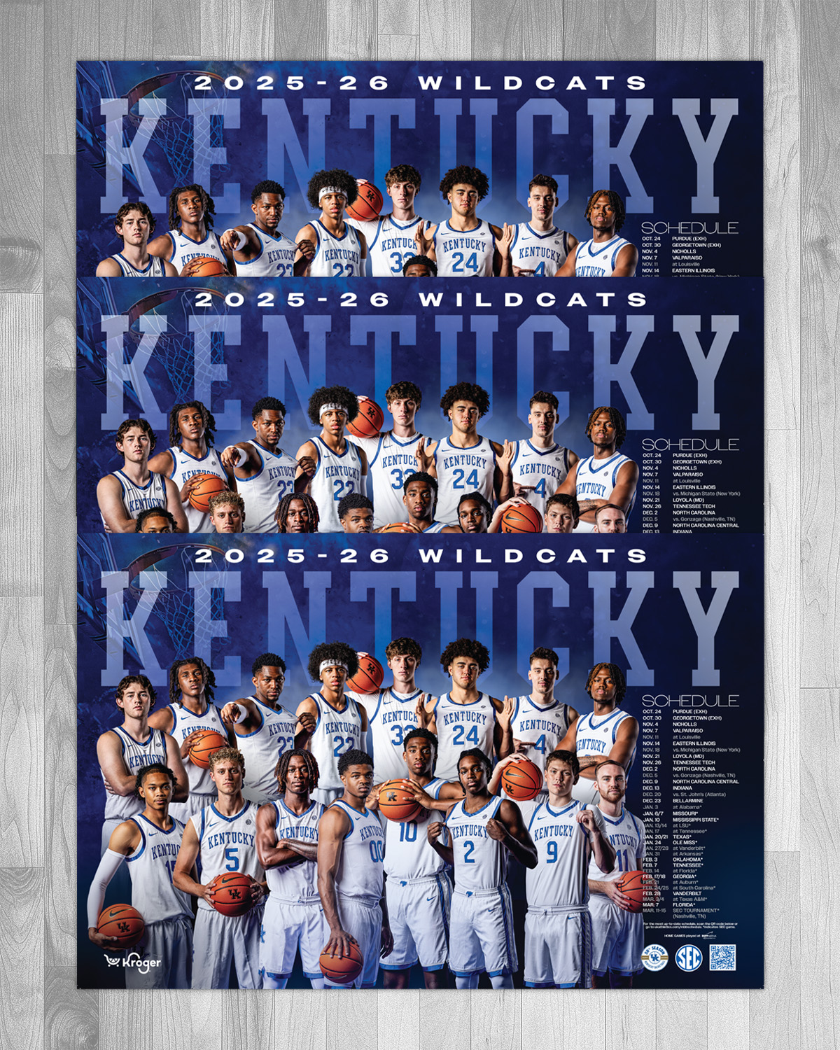 Kentucky Men’s and Women’s Basketball Posters Available Saturday – UK Athletics